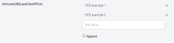 Whitelisting files from a false positive Threat Alert