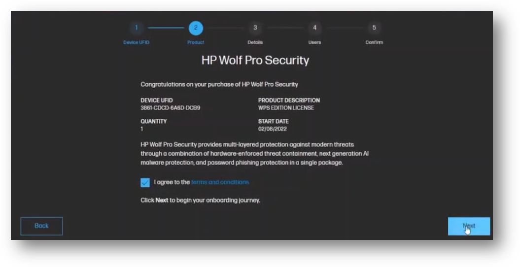 Cloud Registration for HP Wolf Pro Security Edition Customers