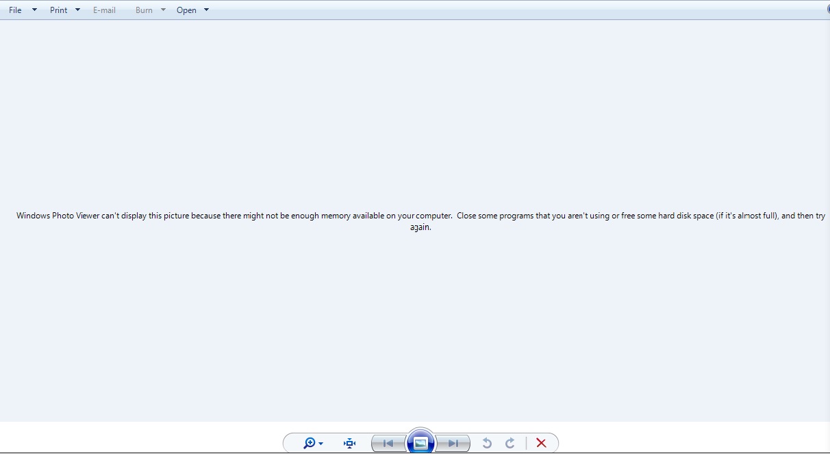 Untrusted image file fails to open