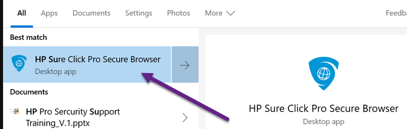 Using HP Secure Browser for high-risk websites