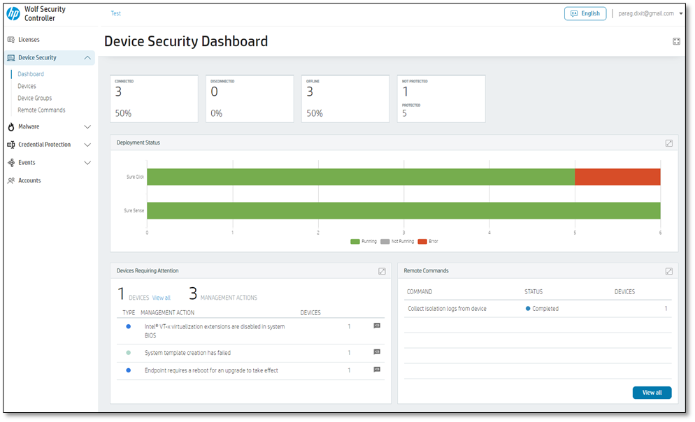 HP Wolf Pro Security Support