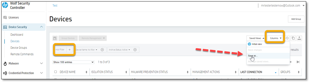 HP Wolf Pro Security Support