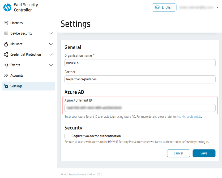 HP Wolf Pro Security Support