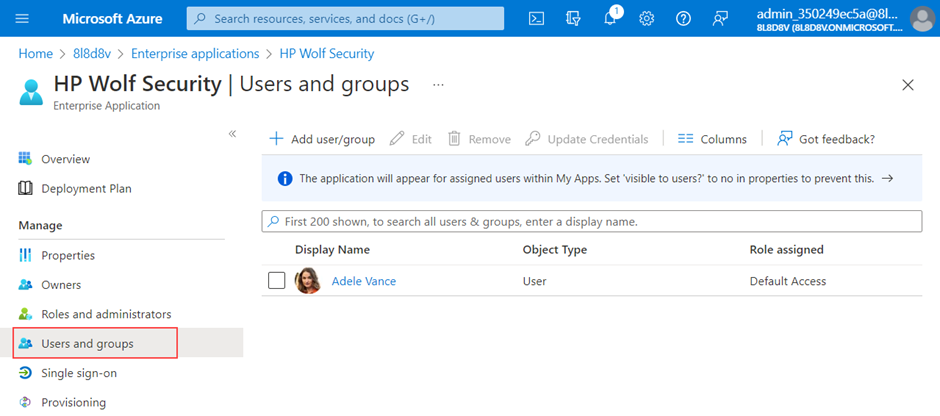 Enabling SSO for Wolf Pro Security with Azure AD