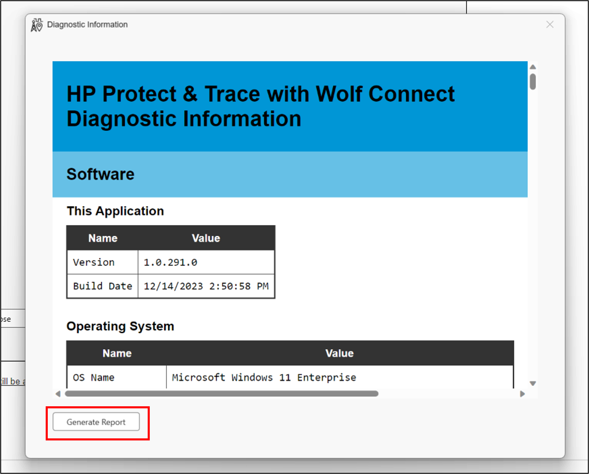 Protect & Trace: Collecting Diagnostic Information using the Wolf Connect Registration App