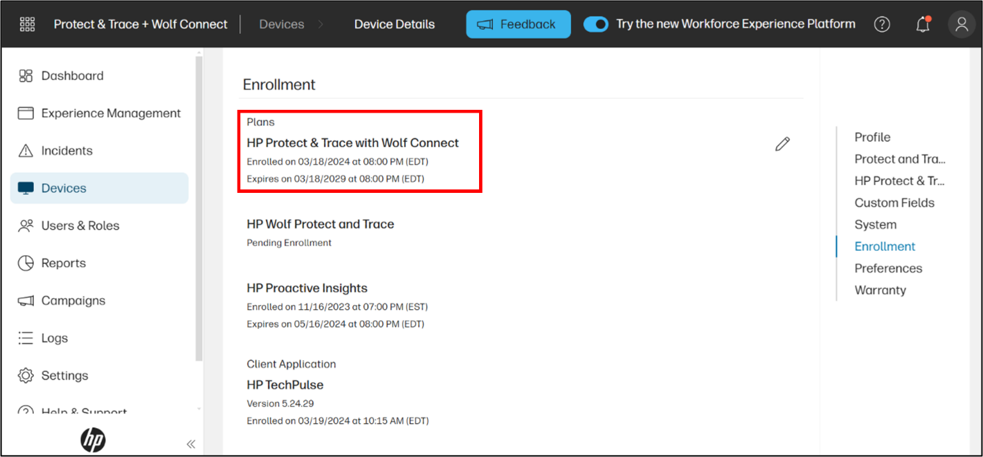 HP Wolf Pro Security Support