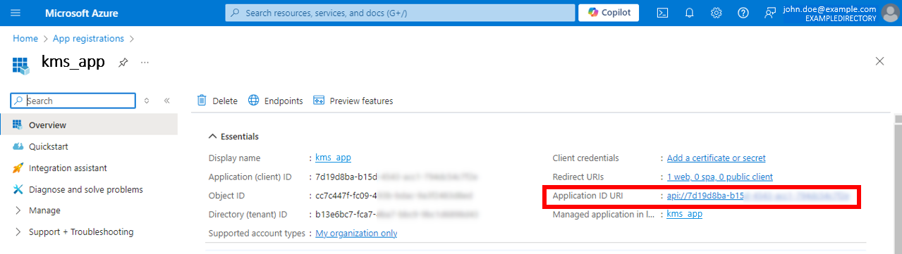Integrating an Azure KMS with the Wolf Security Controller for Sure Admin