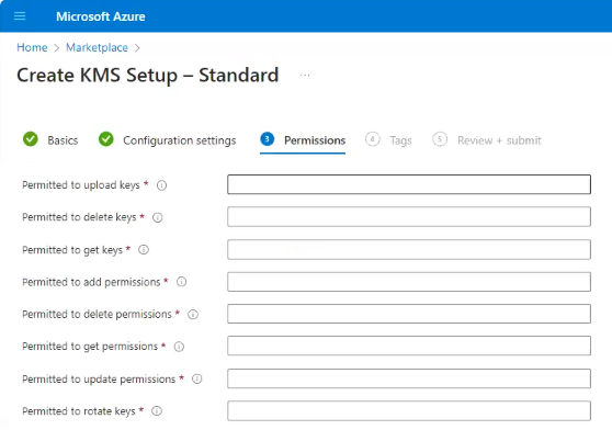 HP Sure Admin KMS Deployment from Azure Marketplace