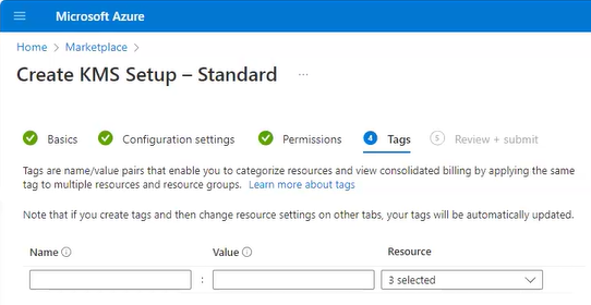 HP Sure Admin KMS Deployment from Azure Marketplace