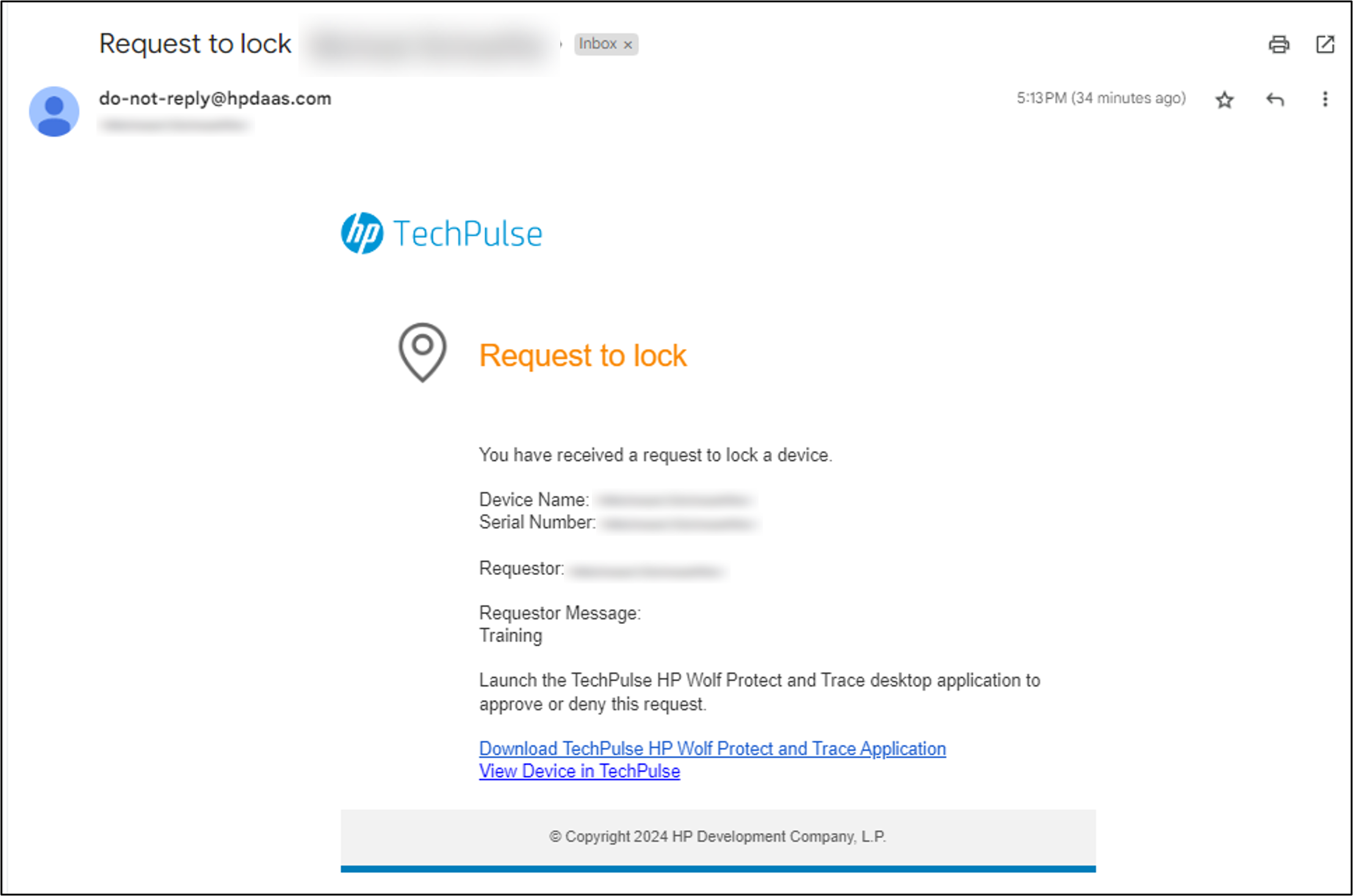 Protect and Trace : Locking and Unlocking a Device