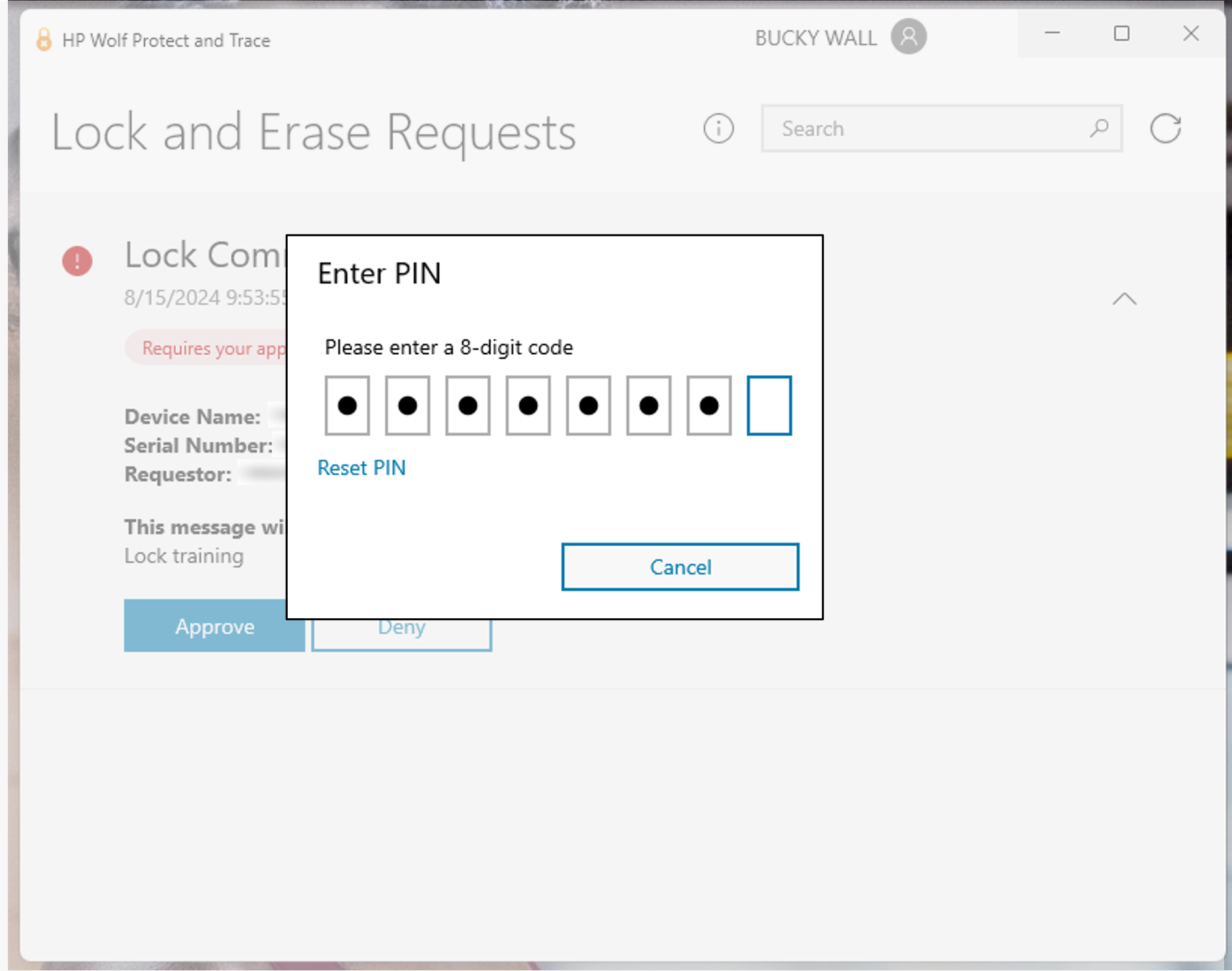 Protect and Trace : Locking and Unlocking a Device