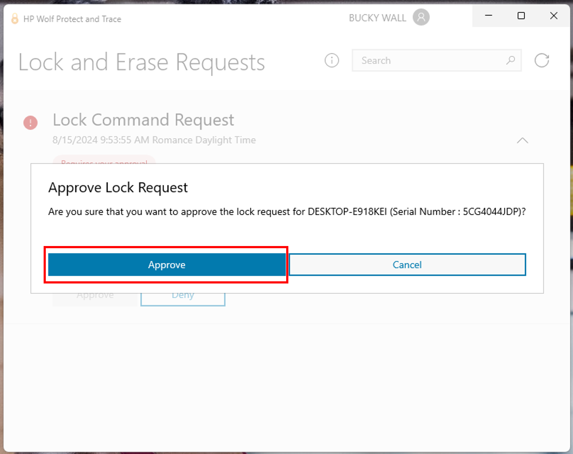 Protect and Trace : Locking and Unlocking a Device