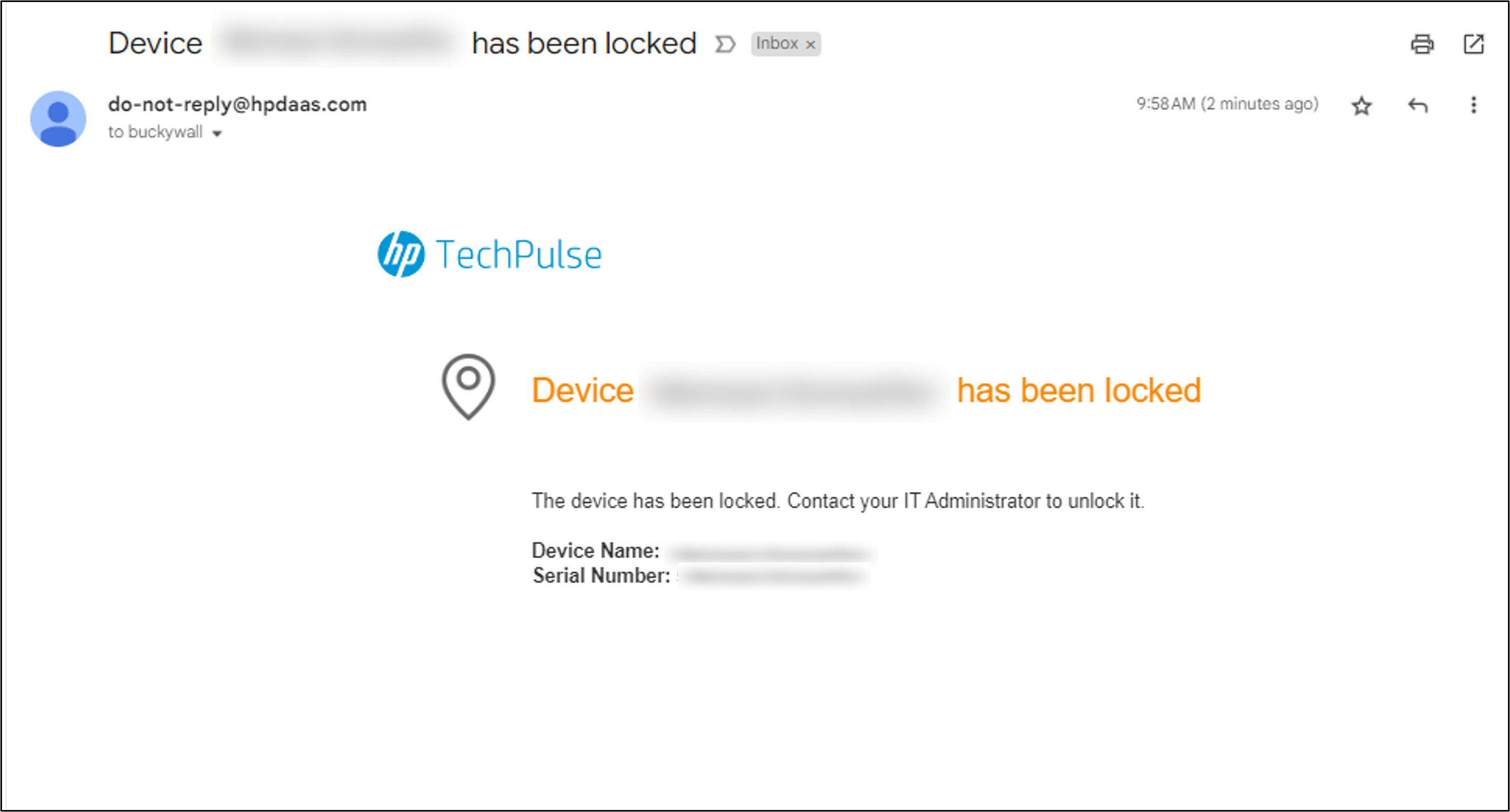 Protect and Trace : Locking and Unlocking a Device