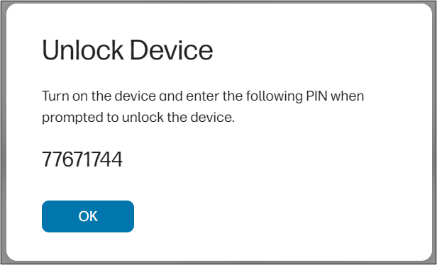 Protect and Trace : Locking and Unlocking a Device
