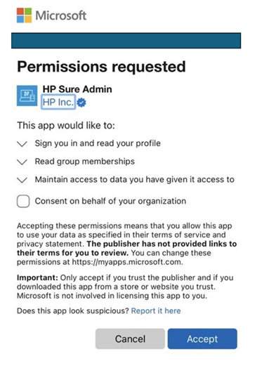 Installing the HP Sure Admin Phone App