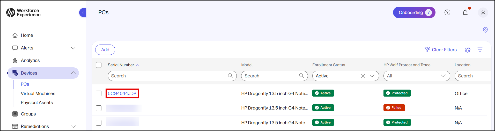 Protect & Trace: Collecting Logs for a device