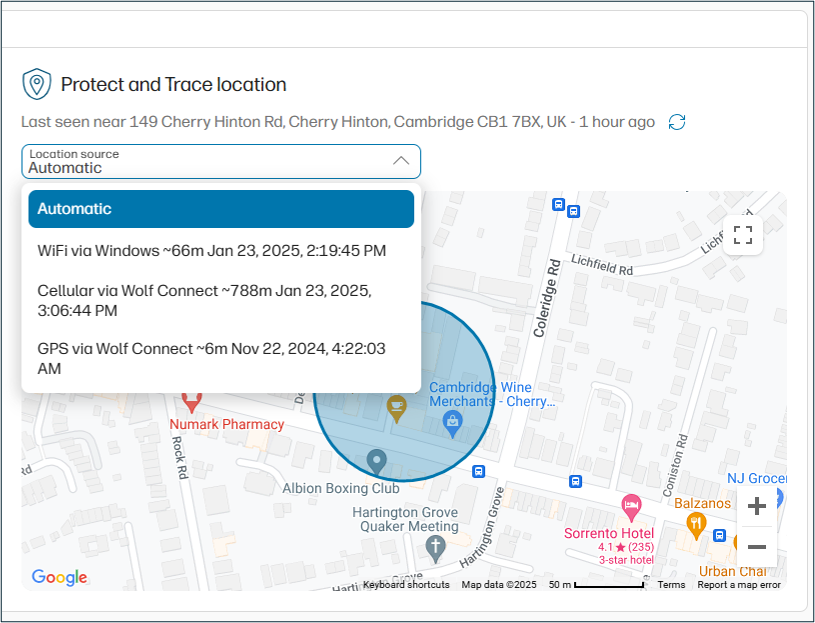 Protect & Trace: Finding Devices