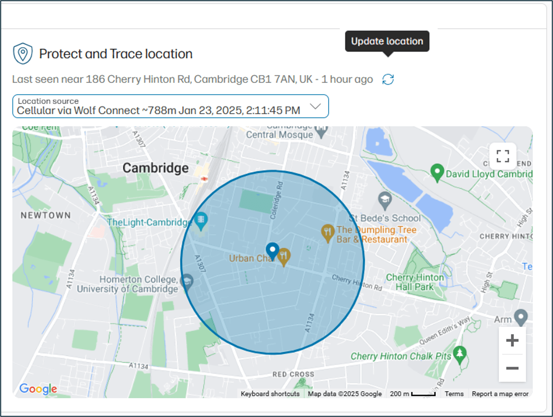 Protect & Trace: Finding Devices
